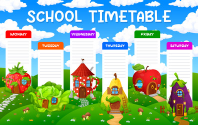 Schedule Cartoon Timetable Vector Images (over 3,100)