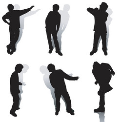 Man Leaning Silhouette Vector Images (94)