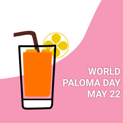 World paloma day Royalty Free Vector Image - VectorStock