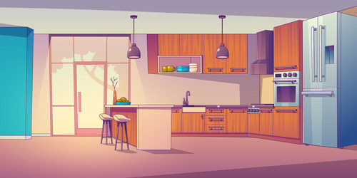 Animated Kitchen Background