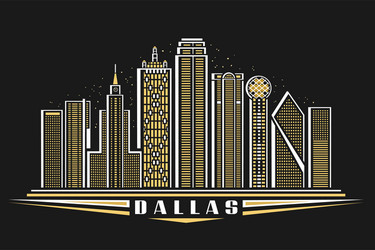 Dallas Skyline Vector Images (over 340)