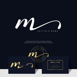 Letter M Script Font Vector Images (over 1,600)