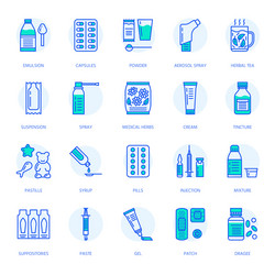 Dosage Forms Icons Vector Images (over 140)