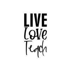 Lettering words live laugh love Royalty Free Vector Image