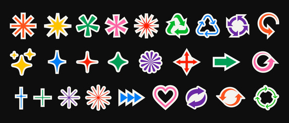 Cool Stickers Vector Images (over 43,000)