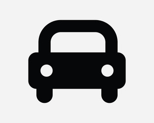 Car icon car sign sedan Royalty Free Vector Image