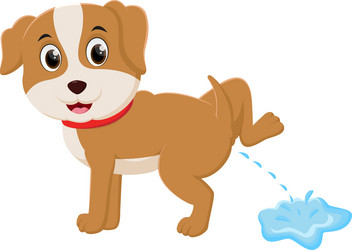 Cartoon Dog Urinating Vector Images (90)