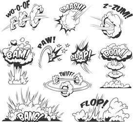 Comic book words Royalty Free Vector Image - VectorStock