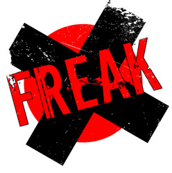 Freak rubber stamp Royalty Free Vector Image - VectorStock