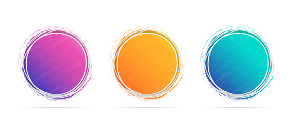 Circle abstract background wallpaper banner Vector Image