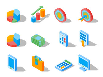 Three elements flow chart template Royalty Free Vector Image