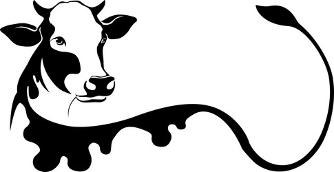Cow side view Vector Images & Graphics for Commercial Use | VectorStock
