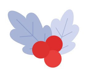 Cute mistletoe Royalty Free Vector Image - VectorStock