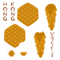 Icon logo for set various sweet hong Royalty Free Vector