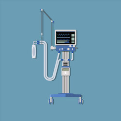 Mechanical ventilation system Royalty Free Vector Image