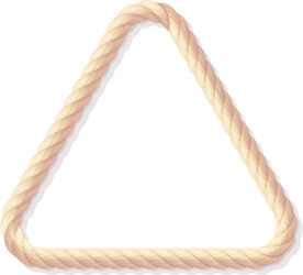 Realistic rope frame Royalty Free Vector Image