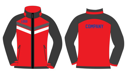 Custom designs softshell jackets templates mock up