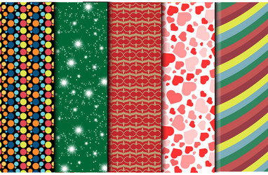 Simple wrapping paper in various colors Royalty Free Vector