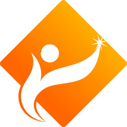 Career coaching logo design template image Vector Image