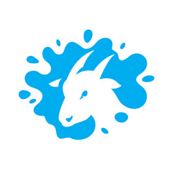 Fire goat logo icon Royalty Free Vector Image - VectorStock