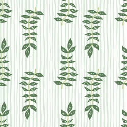 Green leaves tree branch Royalty Free Vector Image