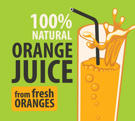 Fresh pineapple juice banner Royalty Free Vector Image