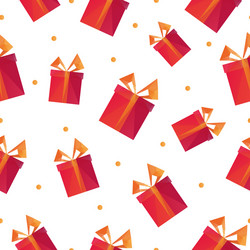 Angpao pattern seamless white background Vector Image