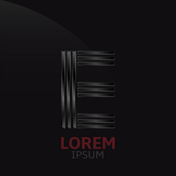 E Letter Black Vector Images (over 82,000)