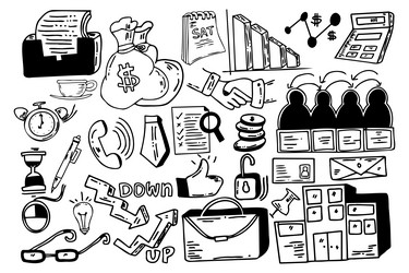 Accounting Doodle Vector Images (over 2,500)