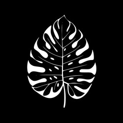 Monstera Outline Vector Images (over 5,500)