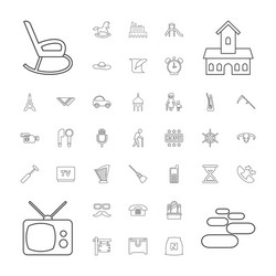 37 old icons Royalty Free Vector Image - VectorStock