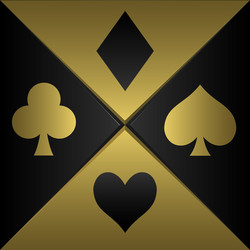 Gold Playing Card Symbols Vector Images (over 3,600)