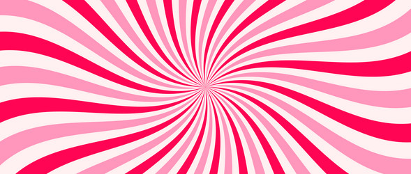 Candy color sunburst background pink rotating Vector Image