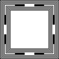 Square picture frame Royalty Free Vector Image