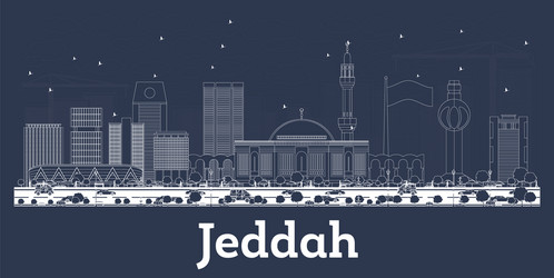 Jeddah Saudi Arabia Skyline Vector Images (over 120)