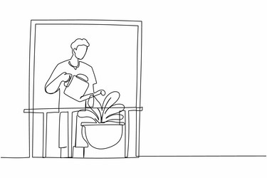 Single continuous line drawing luxury Royalty Free Vector