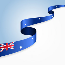 Australian flag background Royalty Free Vector Image