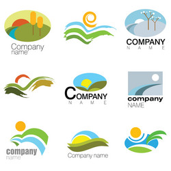 Nature symbol Royalty Free Vector Image - VectorStock