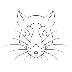 Drawing Outline Rat Vector Images (over 1,700)