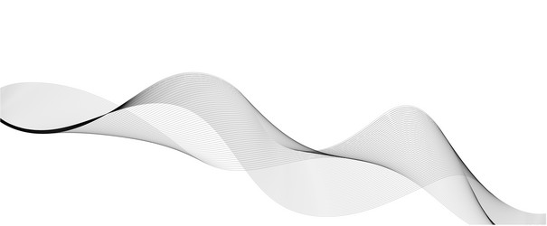 Abstract black wave design element Royalty Free Vector Image