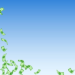 Dollar Bills Falling Vector Images (over 2,200)