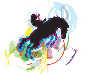 Horse Stampede Vector Images (74)