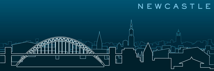 Newcastle Skyline Vector Images (over 100)