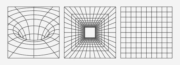 Geometry wireframe grid backgrounds in neon pink Vector Image