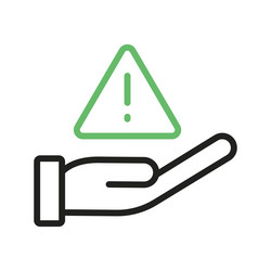 Reduce business risk icon image Royalty Free Vector Image