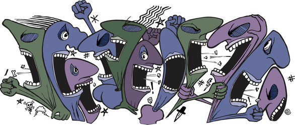 Angry Mob Vector Images (over 410)