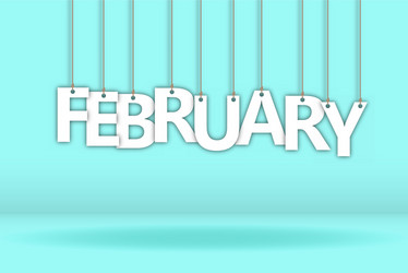 February Word Vector Images (over 5,100)
