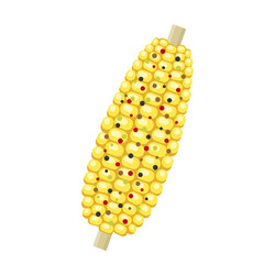 Mexican food and vegetables set of cool cartoon Vector Image