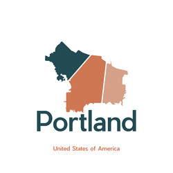 Portland City Map Vector Images (over 130)
