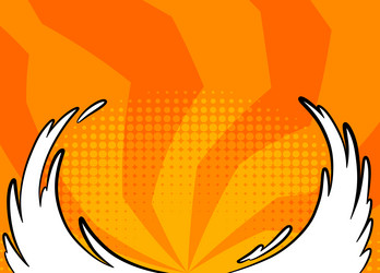 Sunset comic background bright pop art Royalty Free Vector